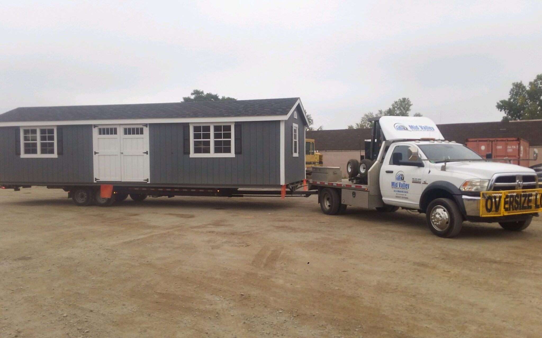Shed Moving Services Near Me in Michigan | Mid Valley Structures