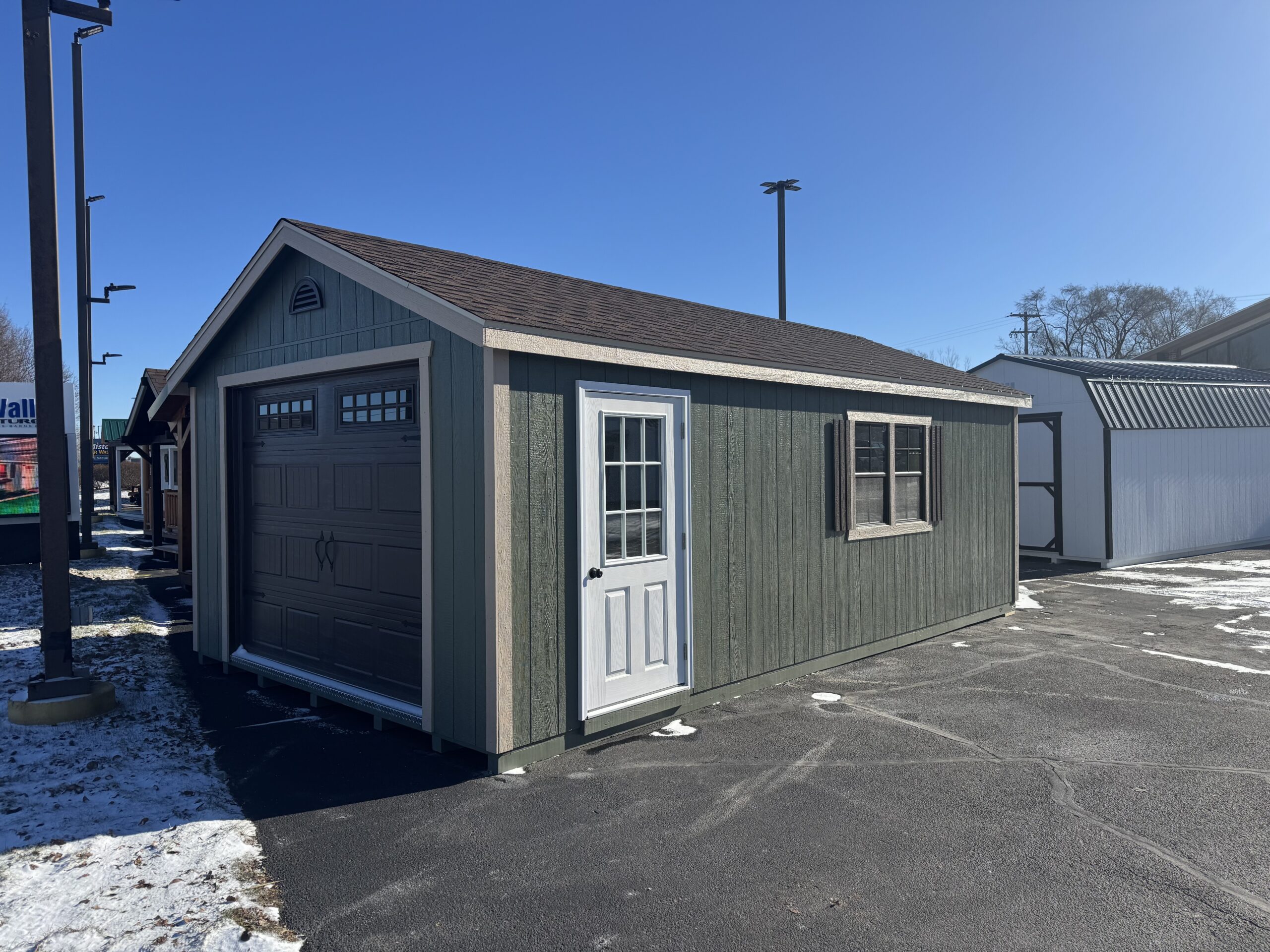 14x24 Deluxe Garage-25123 | Mid Valley Structures